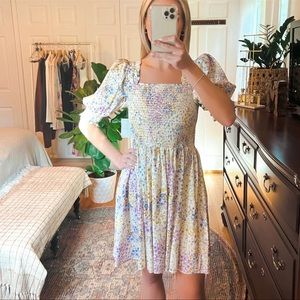 1. State | Dresses | Nwt State Floral Puff Sleeve Mini Dress | Poshmark